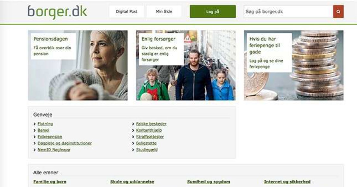 På "Mit overblik" kan du snart læse alle offentlige data om dig selv